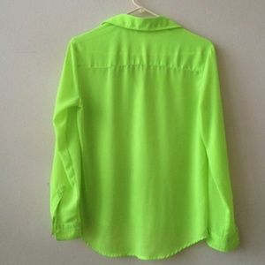 Kut from the Kloth | Tops | Neon Yellow Button Down With Front Pocket ...